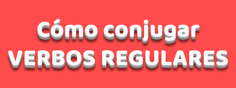 Cómo conjugar verbos regulares: presente, pasado y futuro - Español ...